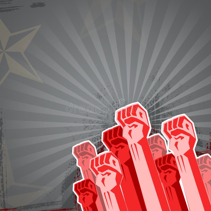 Demonstration stock vector. Illustration of fist, fierce - 2843666