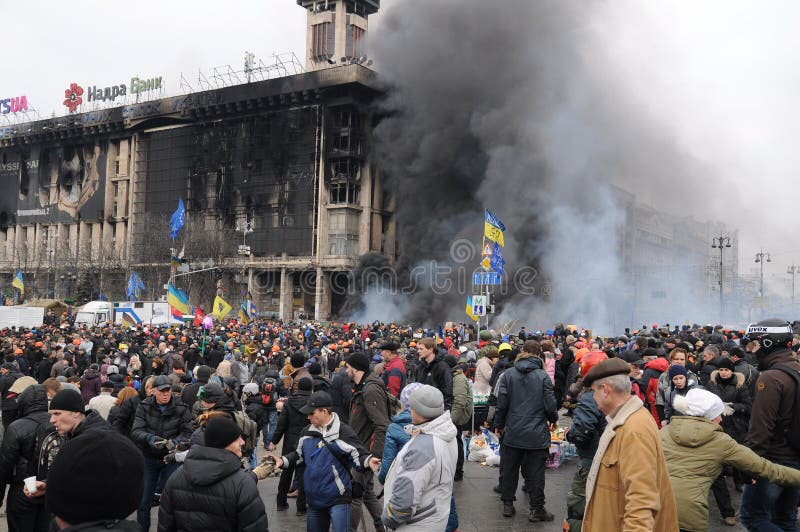 Revolution in Ukraine editorial stock image. Image of kiev - 38013079