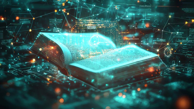 A Revolutionary Book Illuminating the Future of E-Learning with Glowing ...