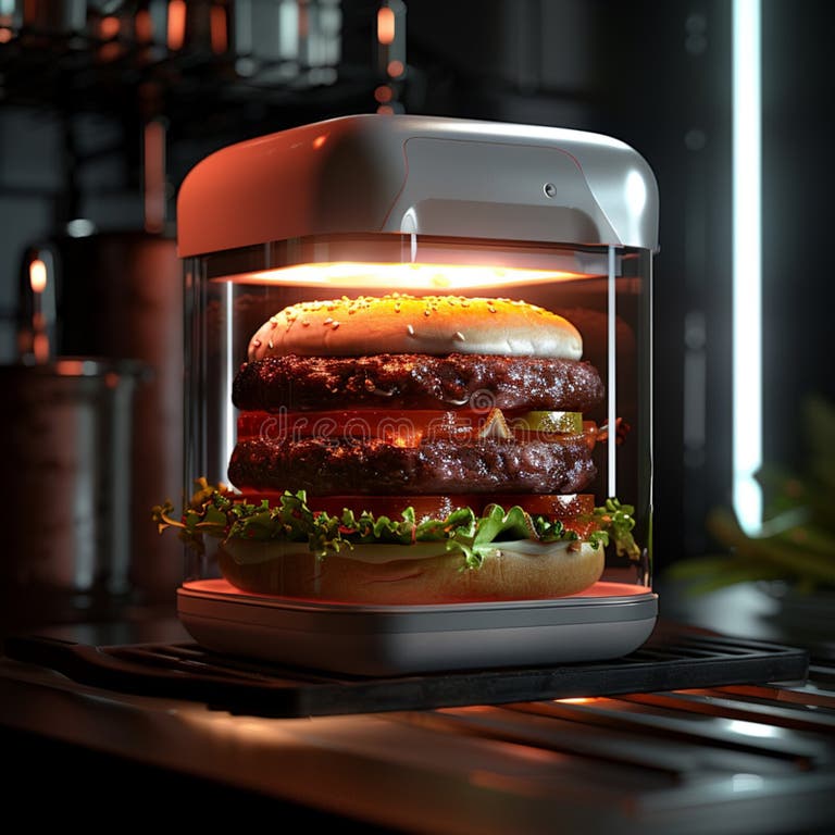 Revolutionary Cooking Device Constructs Lifelike Meat Burger Future ...