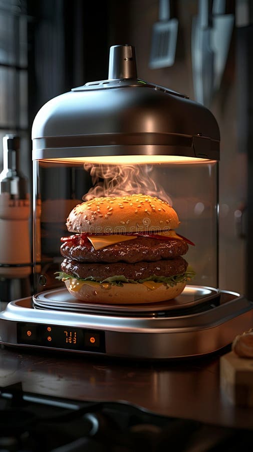 Revolutionary Cooking Device Constructs Lifelike Meat Burger Future ...