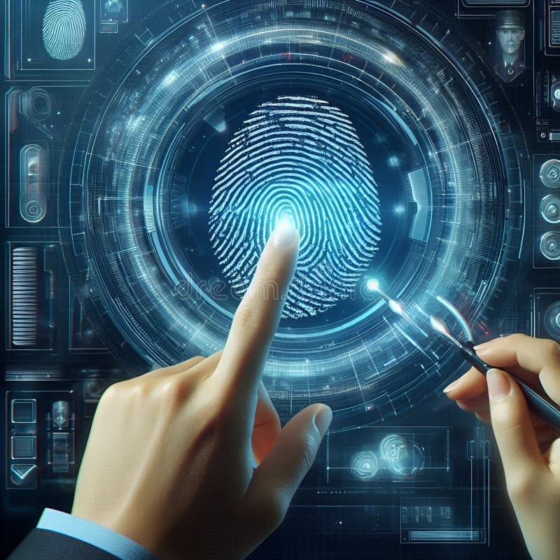 Revolutionary Fingerprint Identification: Biometric Precision Stock ...