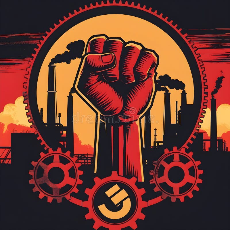 Revolutionary Symbol of Industry and Strength Stock Illustration ...