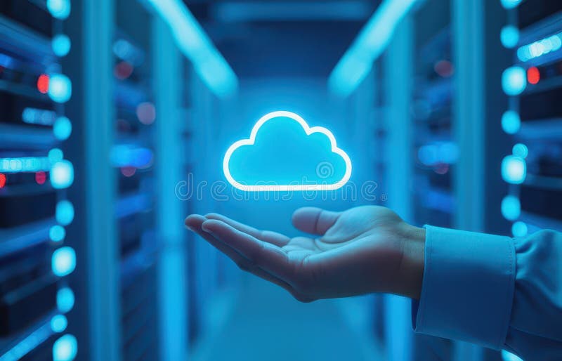 Revolutionizing Cloud Data Storage Digital Center Design Close-up Stock Image - Image of ...