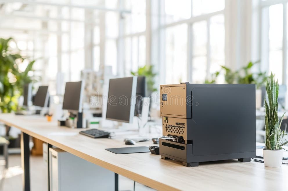 Revolutionizing Design with a Sleek 3D Printer in a Modern Workspace ...