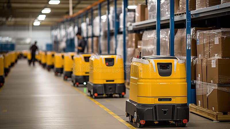 Revolutionizing Logistics: Modern Robots Working in Smart Advanced ...