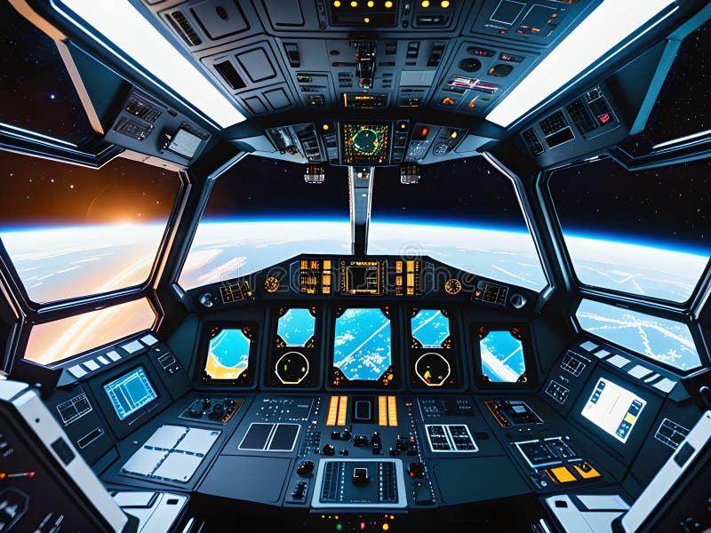 "Revolutionizing Space Travel: Advanced Spaceship Cockpit Unveiled with ...