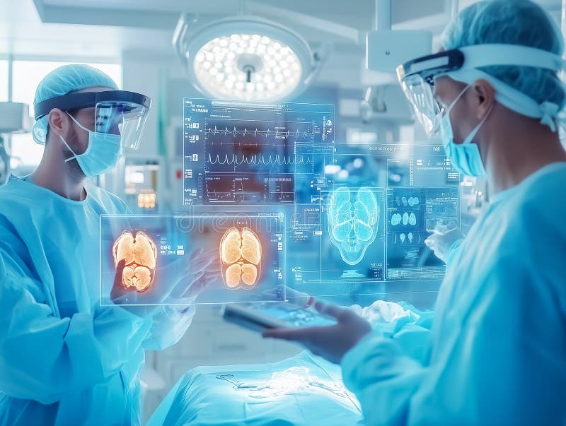 Revolutionizing Surgery with Augmented Reality Stock Illustration ...