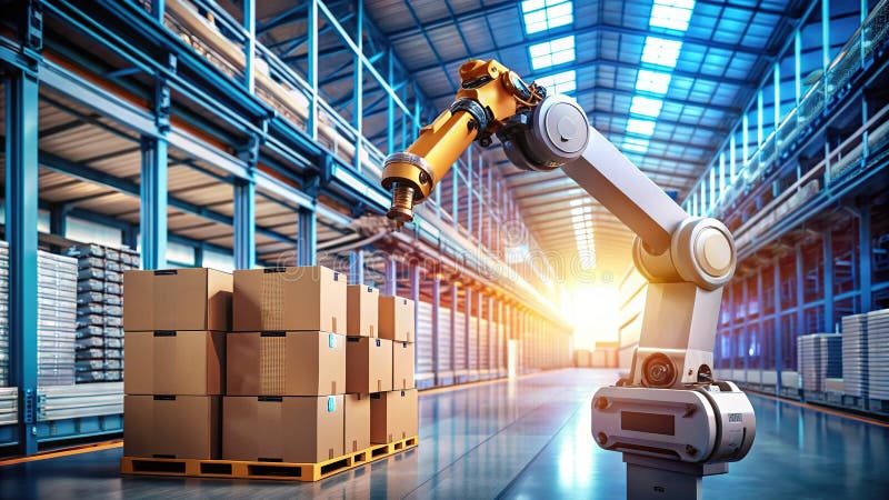 Revolutionizing Warehouse Operations Automated Robots Efficiently Load and Unload Boxes for ...