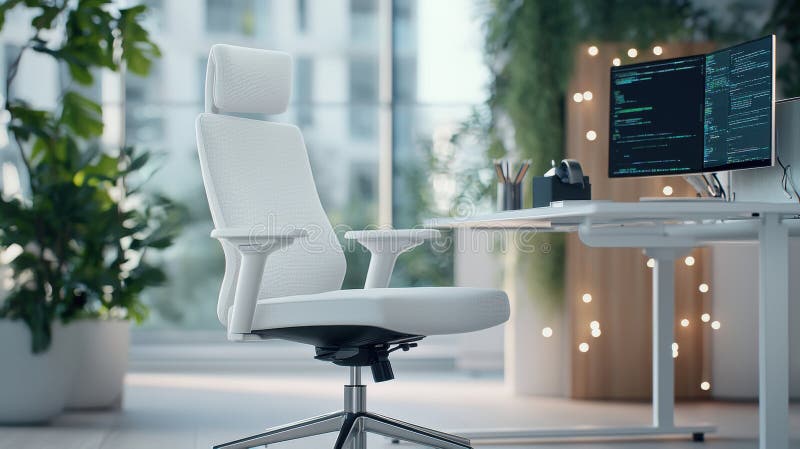 Revolutionizing Workspaces with White Desk Chairs in a Smart Office ...