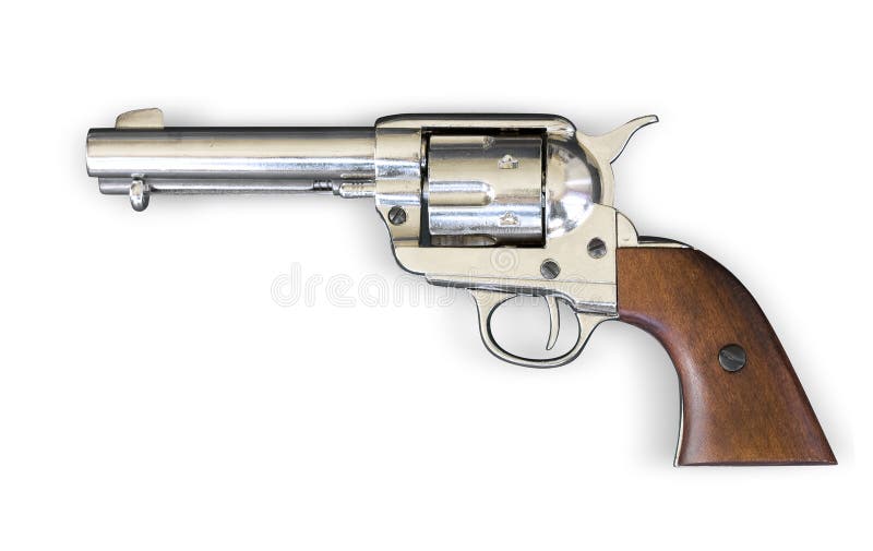 Man with a revolver stock photo. Image of strong, long - 32775896