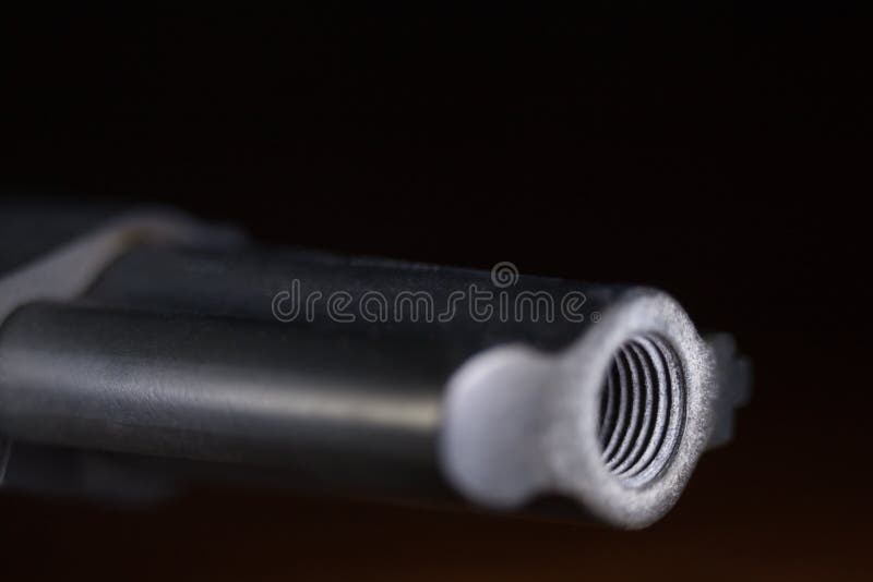 Revolver barrel stock image. Image of handgun, justice - 48632049