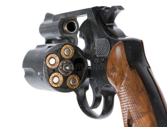 Revolver with bullets stock image. Image of criminal, revolver - 8976677