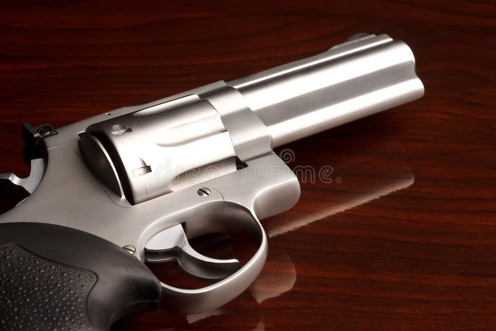 Revolver Close Up stock photo. Image of empty, fire, handgun - 20926638