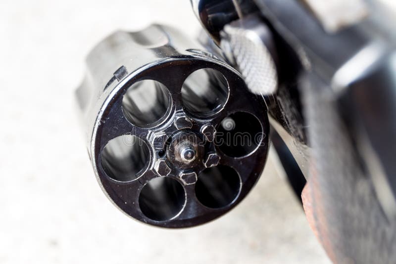 Revolver stock photo. Image of army, lead, close, bullets - 64629988