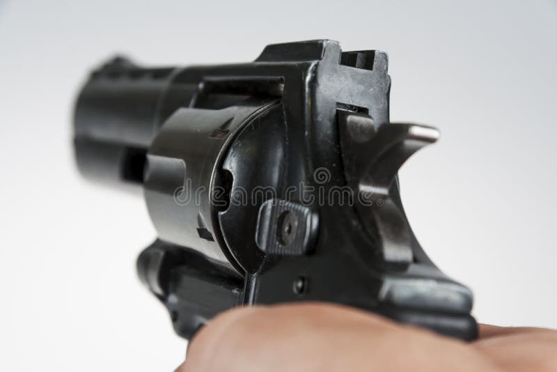 Revolver stock photo. Image of rifle, barrel, violence - 58832656