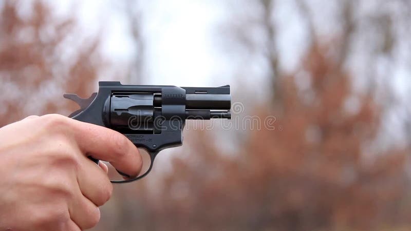 Revolver and Pistol Shooting Stock Video Footage - Video of ammo, black ...