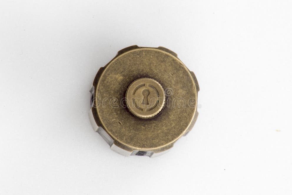 Revolver Practice Lock 4 in 1 Front View Stock Photo - Image of keys ...