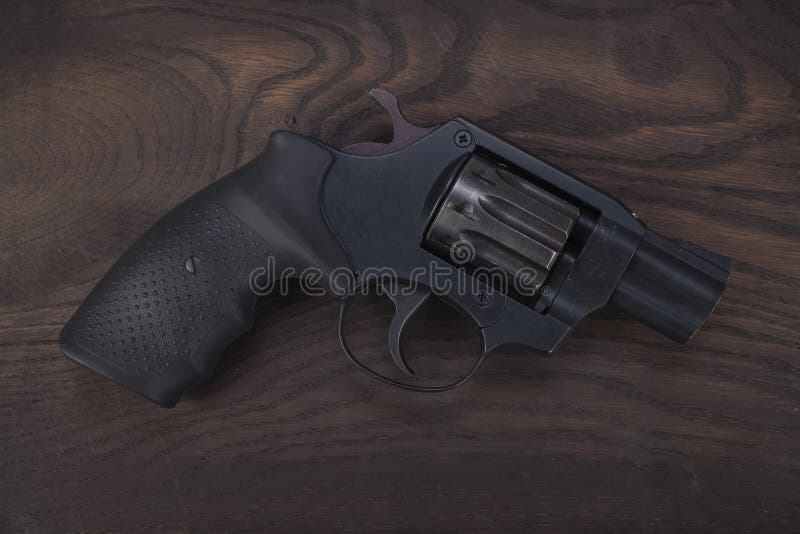 Revolver stock photo. Image of older, round, handle - 122451336