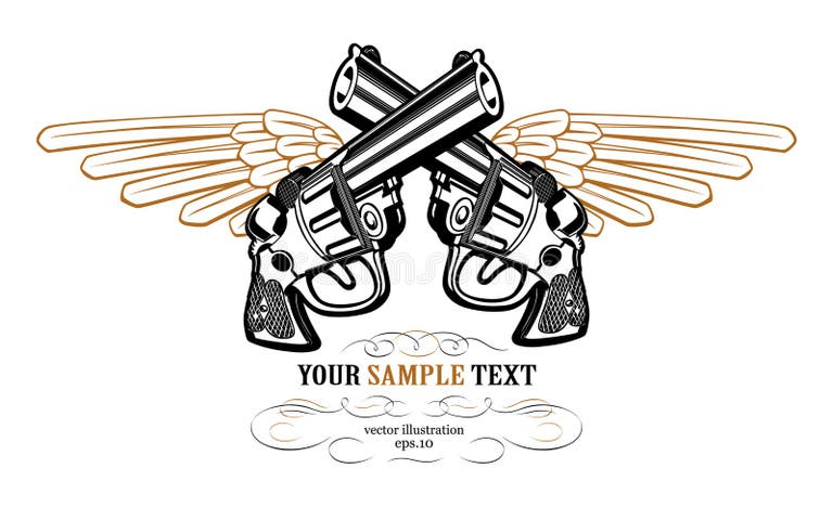 Revolver Wing Emblem Stock Illustrations – 21 Revolver Wing Emblem ...