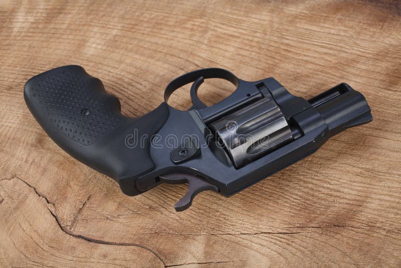 Revolver stock image. Image of caliber, single, grip - 122451505