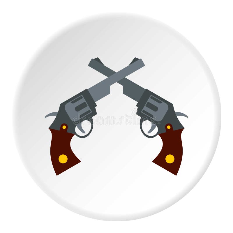 Revolvers Icon in Trendy Design Style. Revolvers Icon Isolated on White ...