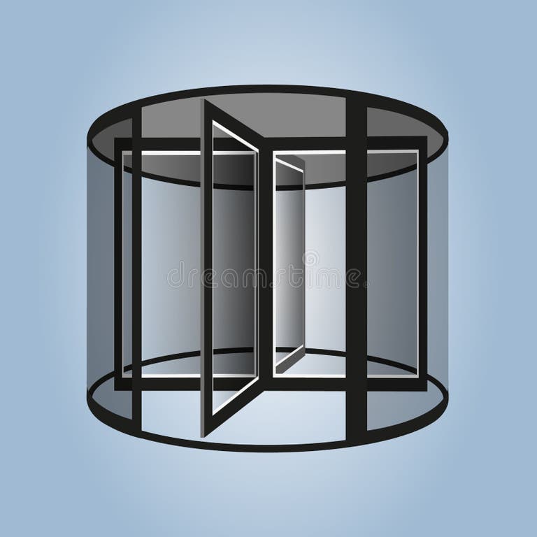 Revolving Door Stock Illustrations – 417 Revolving Door Stock ...