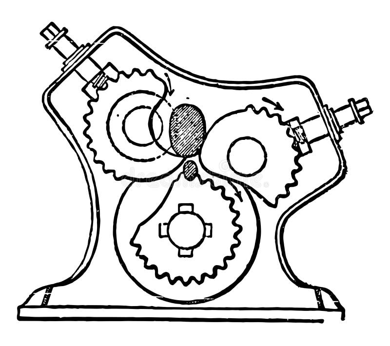 Revolving Squeezer Vintage Illustration Stock Vector - Illustration of ...