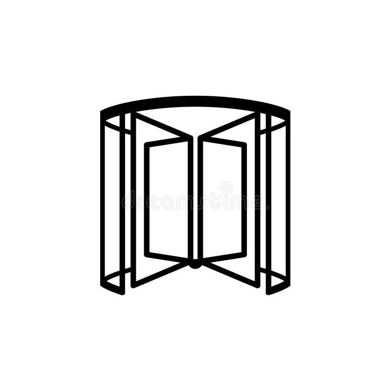 Revolving Door Stock Illustrations – 260 Revolving Door Stock ...