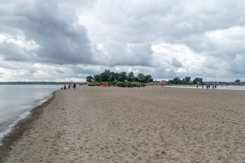 View on Rewa Peninsula at Cloudy Day Editorial Photo - Image of blue ...