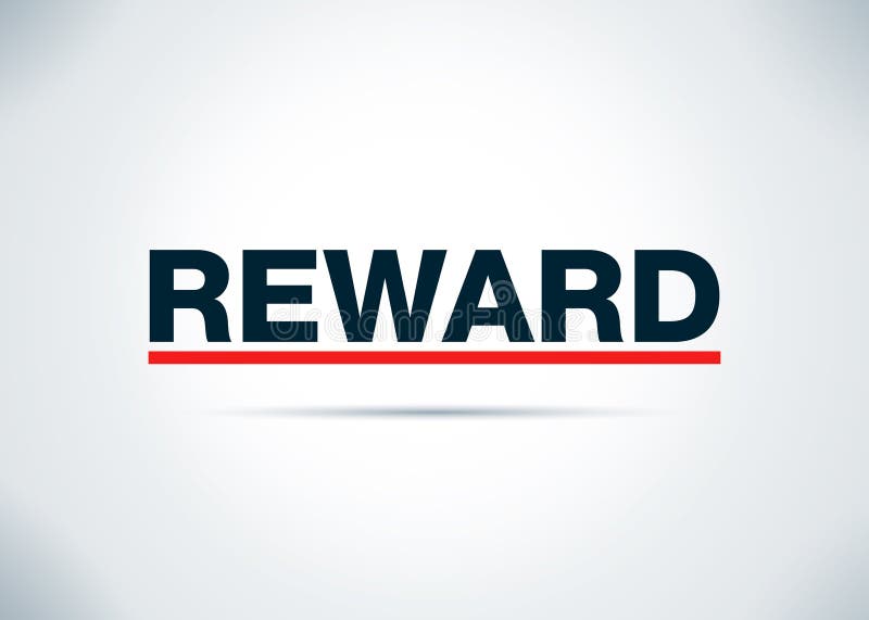 Reward Abstract Flat Background Design Illustration Stock Illustration ...