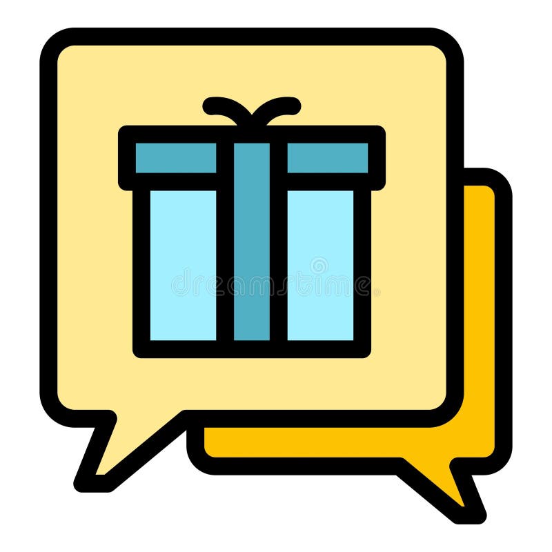 Reward Chat Icon Vector Flat Stock Illustration - Illustration of icon ...