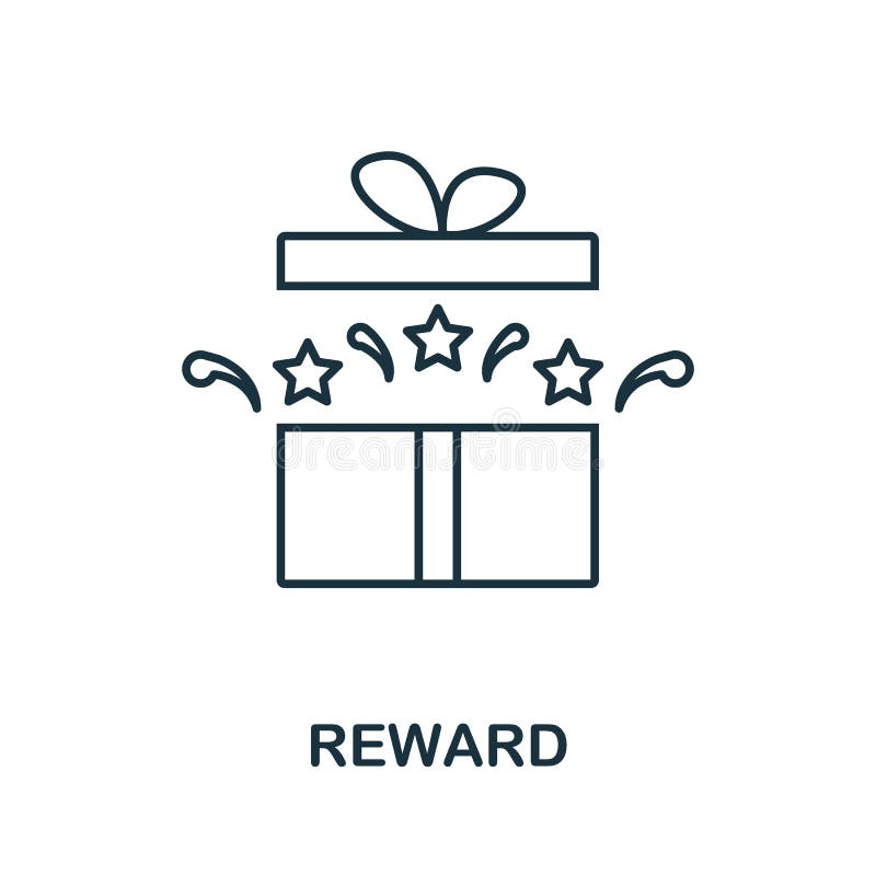 Reward Icon. Simple Element from Loyalty Program Collection. Filled ...