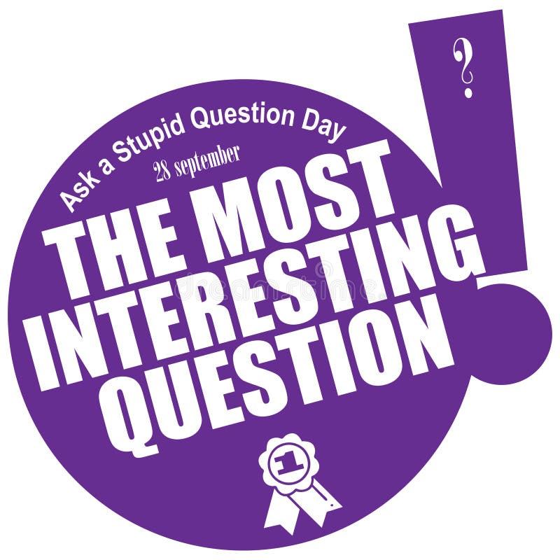 Reward Most Interesting Question Stock Vector - Illustration of party ...