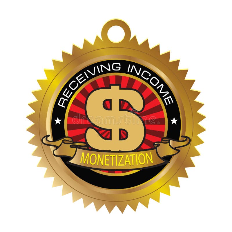 Reward for Receiving Income Stock Vector - Illustration of vector, meed ...