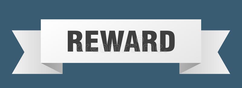 Reward ribbon. stock vector. Illustration of template - 154054153