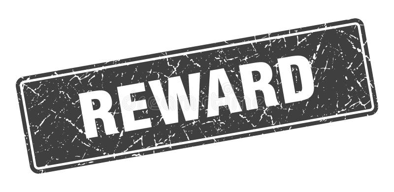 Reward Sign. Reward Vintage Retro Label Stock Vector - Illustration of ...