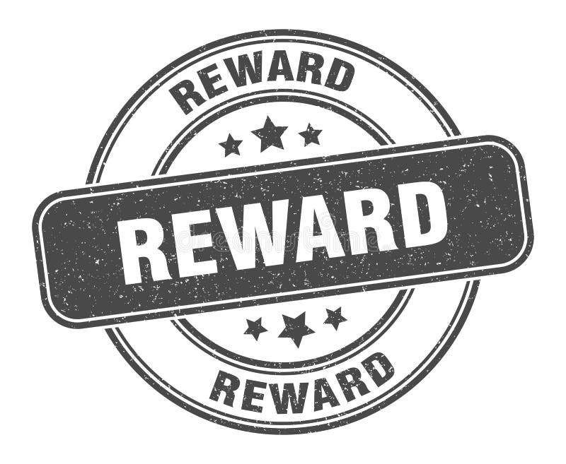 Reward stamp illustration stock vector. Illustration of vector - 105623525