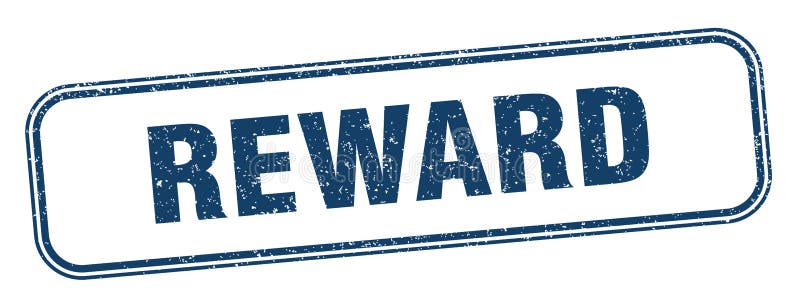 Reward Stamp. Reward Square Grunge Sign Stock Vector - Illustration of ...