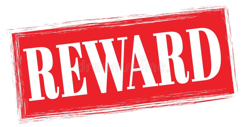 REWARD Text Written on Red Stamp Sign Stock Image - Image of icon, sign ...