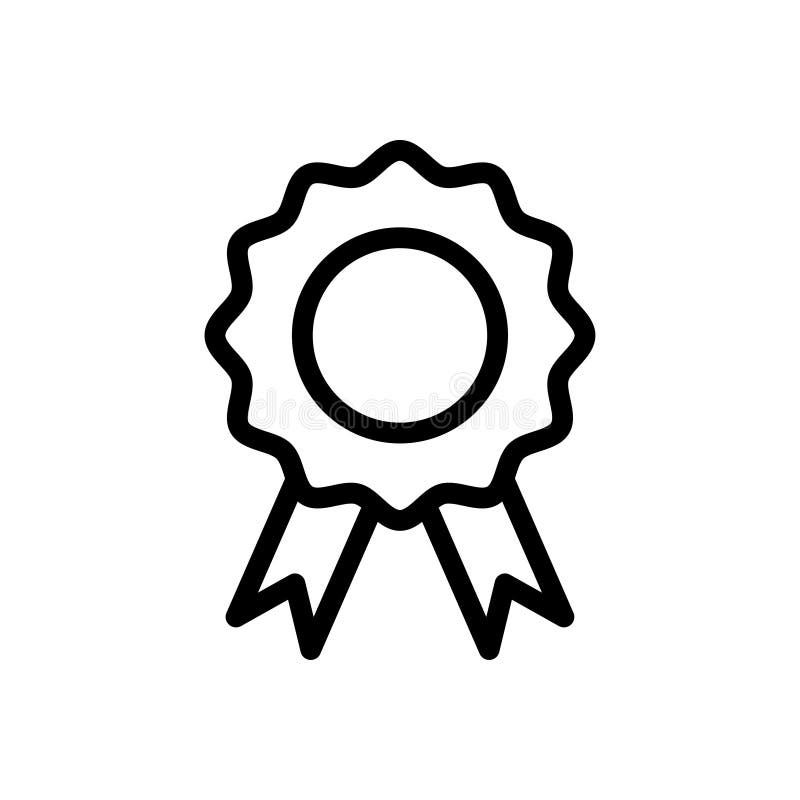Reward Vector Thin Line Icon Stock Vector - Illustration of premium ...
