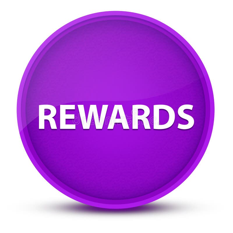 Rewards Luxurious Glossy Purple Round Button Abstract Stock ...