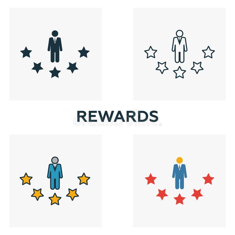 Rewards Outline Icon. Thin Line Element from Crowdfunding Icons ...