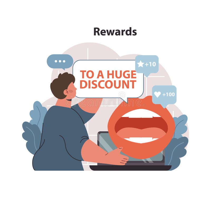 Rewards Program Concept. Flat Vector Illustration Stock Vector ...