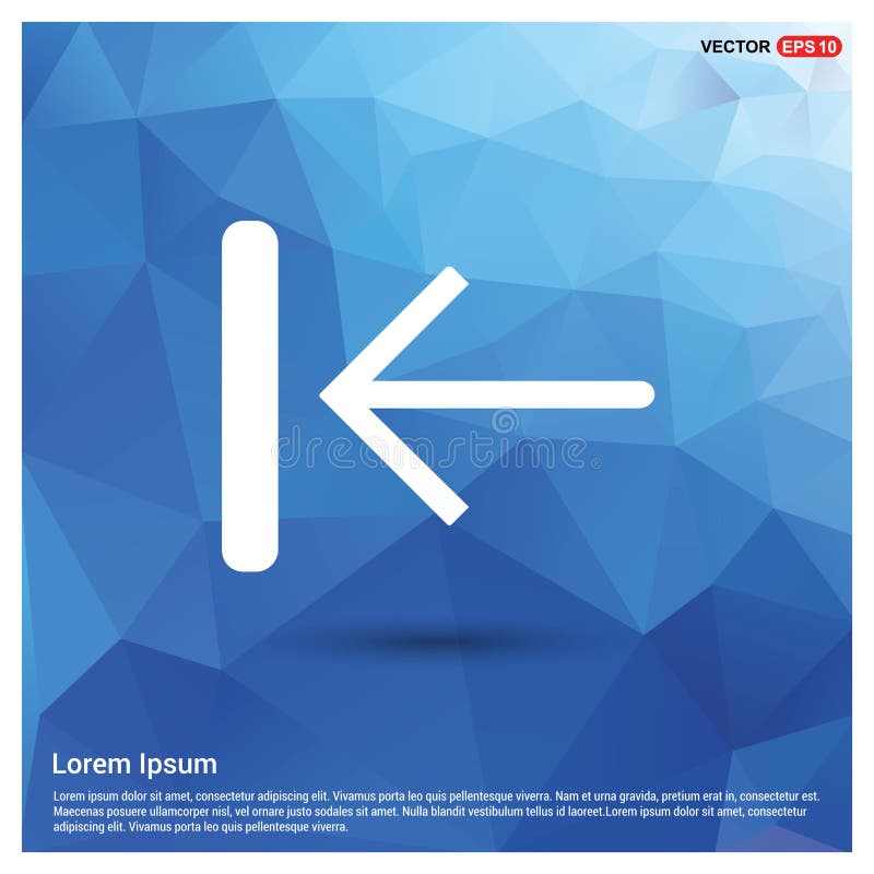 Rewind Arrow Icon stock vector. Illustration of forward - 132420204