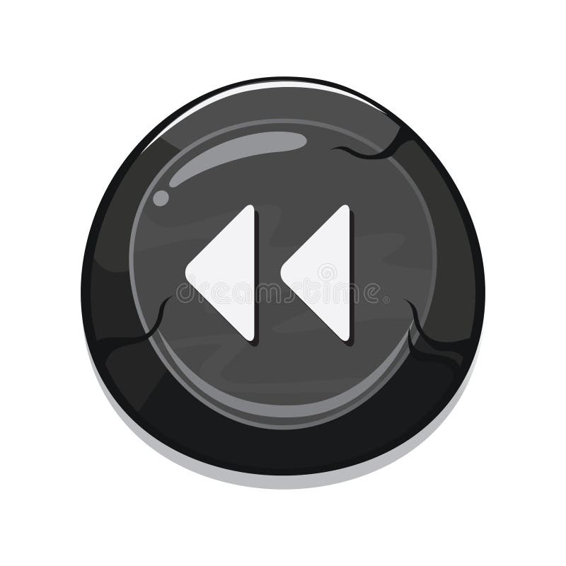 Rewind Button. Vector Illustration Decorative Design Stock Vector ... Rewind Button. Vector Illustration Decorative Design Stock Vector ...