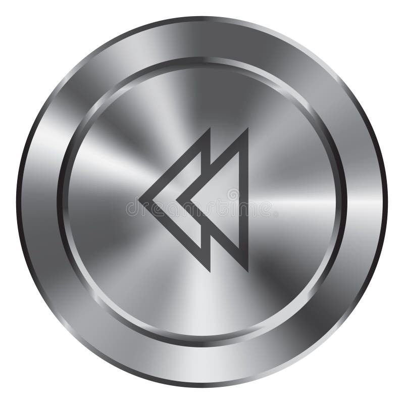 Rewind Button. Vector Illustration Decorative Design Stock Vector ...