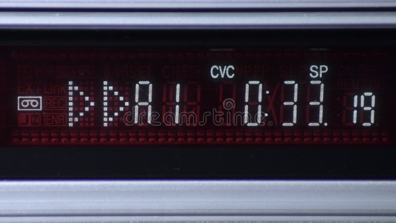 Rewind Forward in the Counter in a Screen of a Video Counting Seconds ...