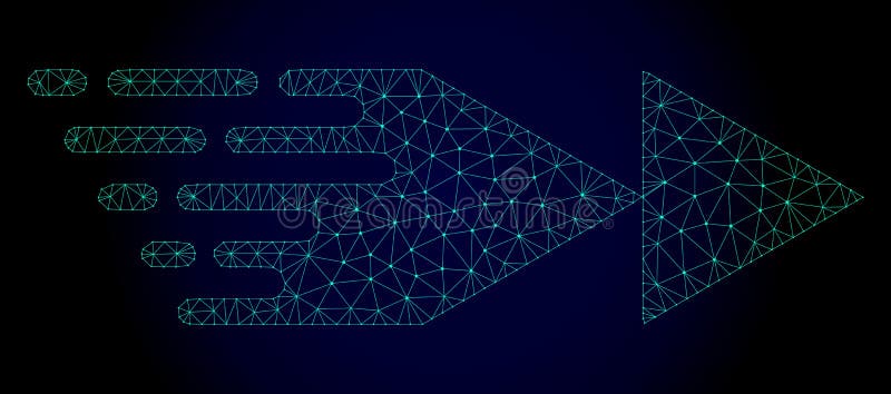 Rewind Forward Halftone Dotted Icon with Fast Rush Effect Stock Vector ...