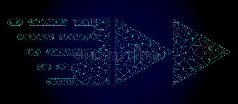 Rewind Forward Polygonal Frame Vector Mesh with Fast Motion Effect ...